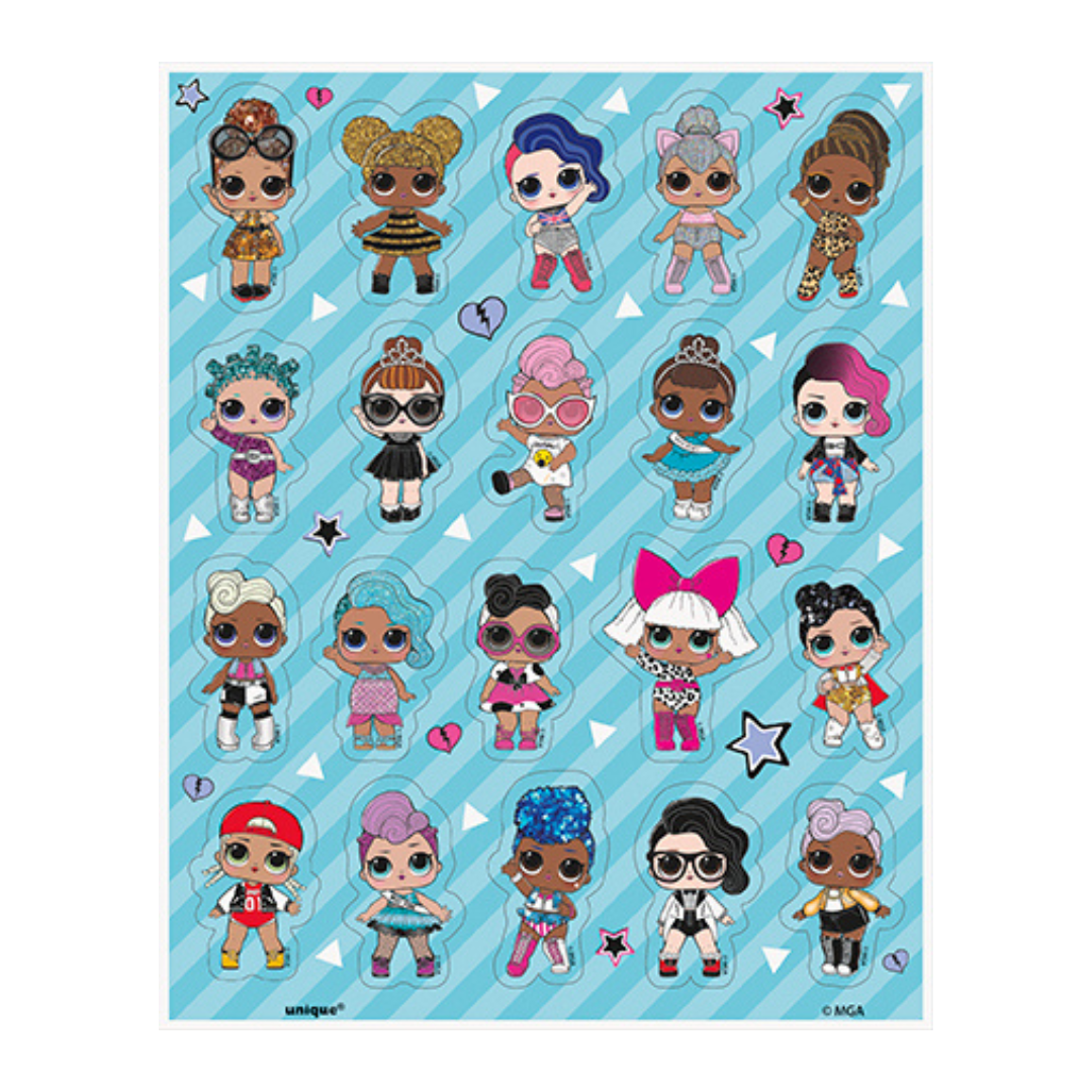 L.O.L. SURPRISE! Sticker Sheets/Favors (80 Stickers) – Parte Haus