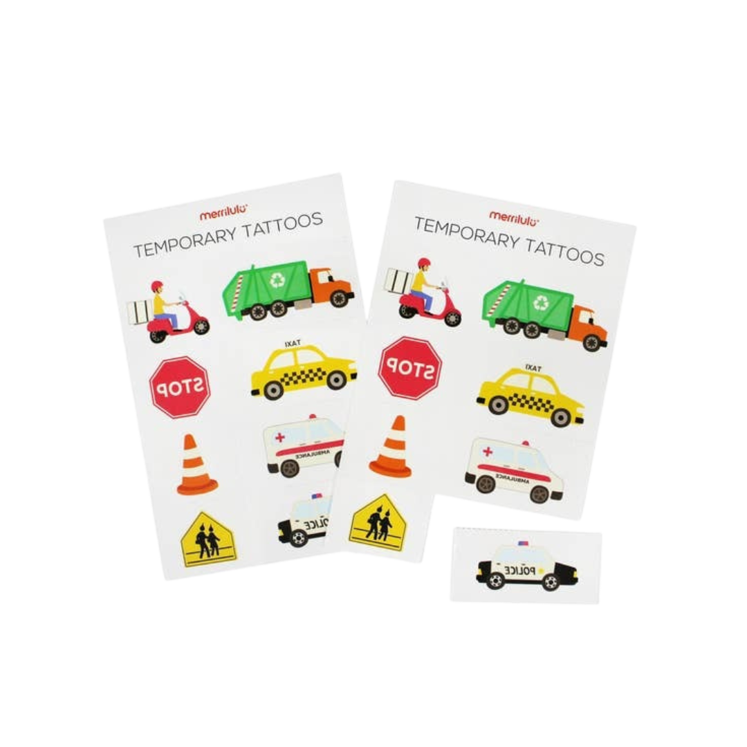 Transportation Temporary Tattoo Sheets – Parte Haus